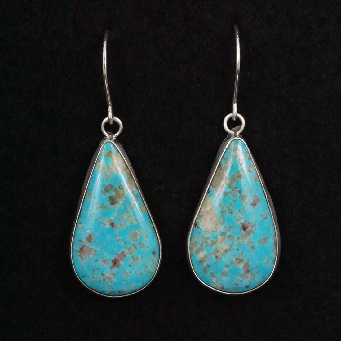 Rena Begay Turquoise & Sterling Silver Earrings – RCRM Jewelry, LLC