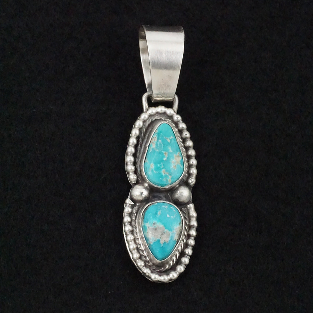 Bobby Johnson Turquoise & Sterling Silver Pendant – RCRM Jewelry, LLC