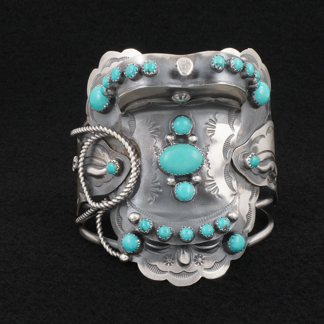 Tim Yazzie Turquoise & Sterling Silver Bracelet – RCRM Jewelry, LLC