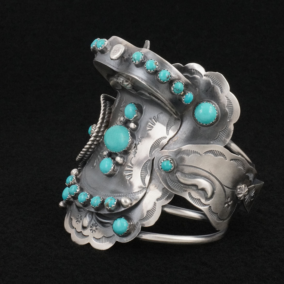 Tim Yazzie Turquoise & Sterling Silver Bracelet – RCRM Jewelry, LLC