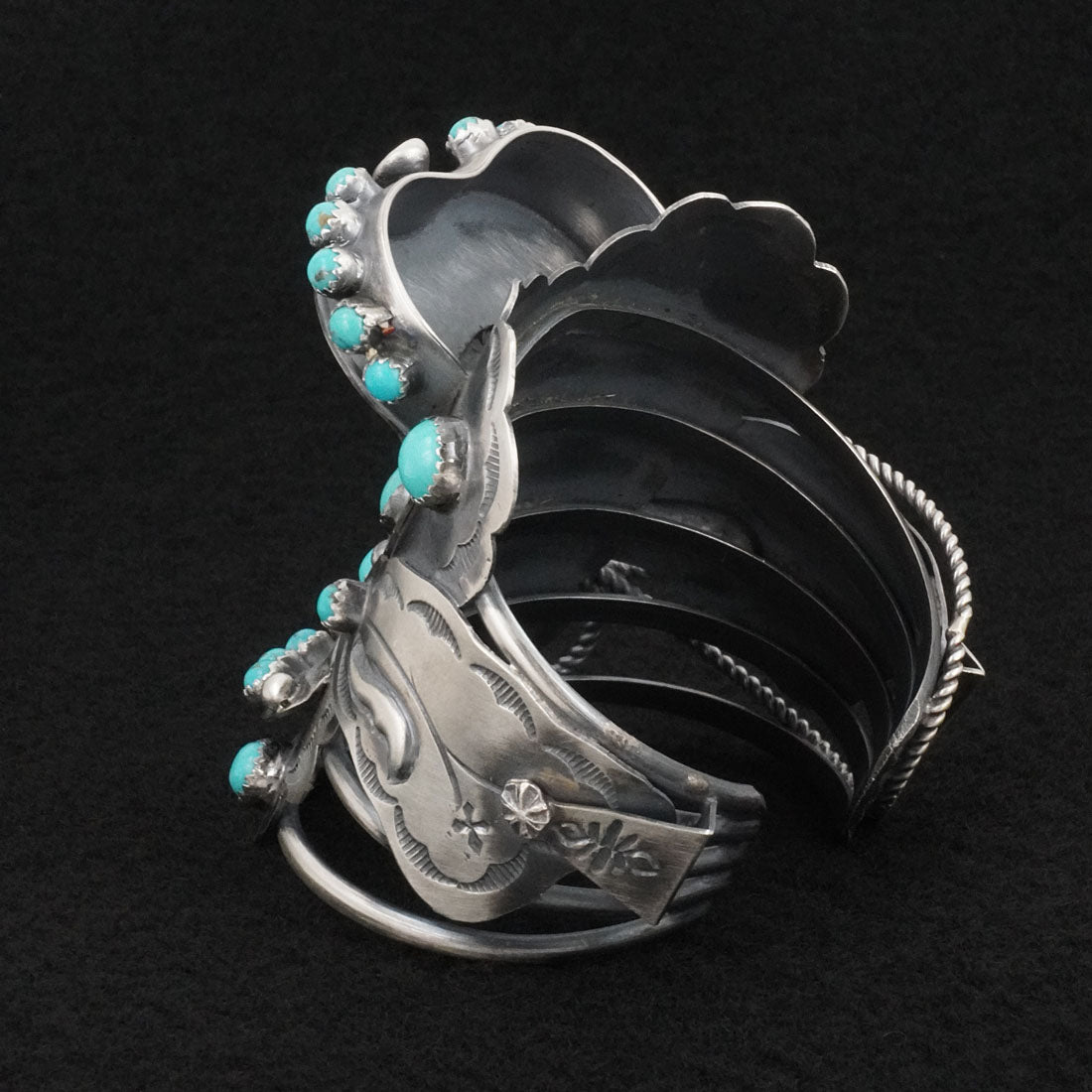 Tim Yazzie Turquoise & Sterling Silver Bracelet – RCRM Jewelry, LLC