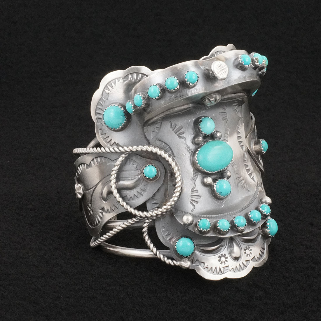 Tim Yazzie Turquoise & Sterling Silver Bracelet – RCRM Jewelry, LLC