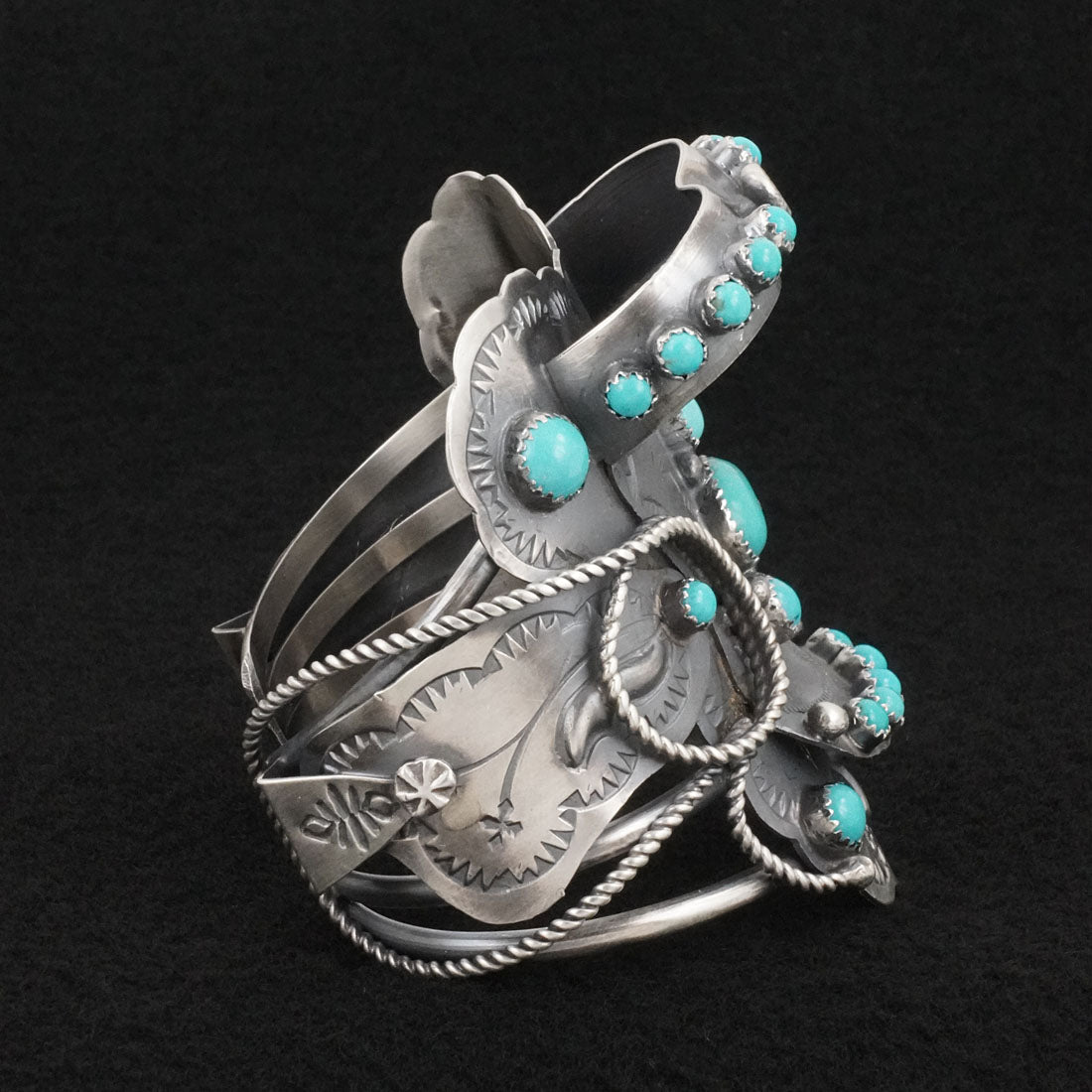 Tim Yazzie Turquoise & Sterling Silver Bracelet – RCRM Jewelry, LLC