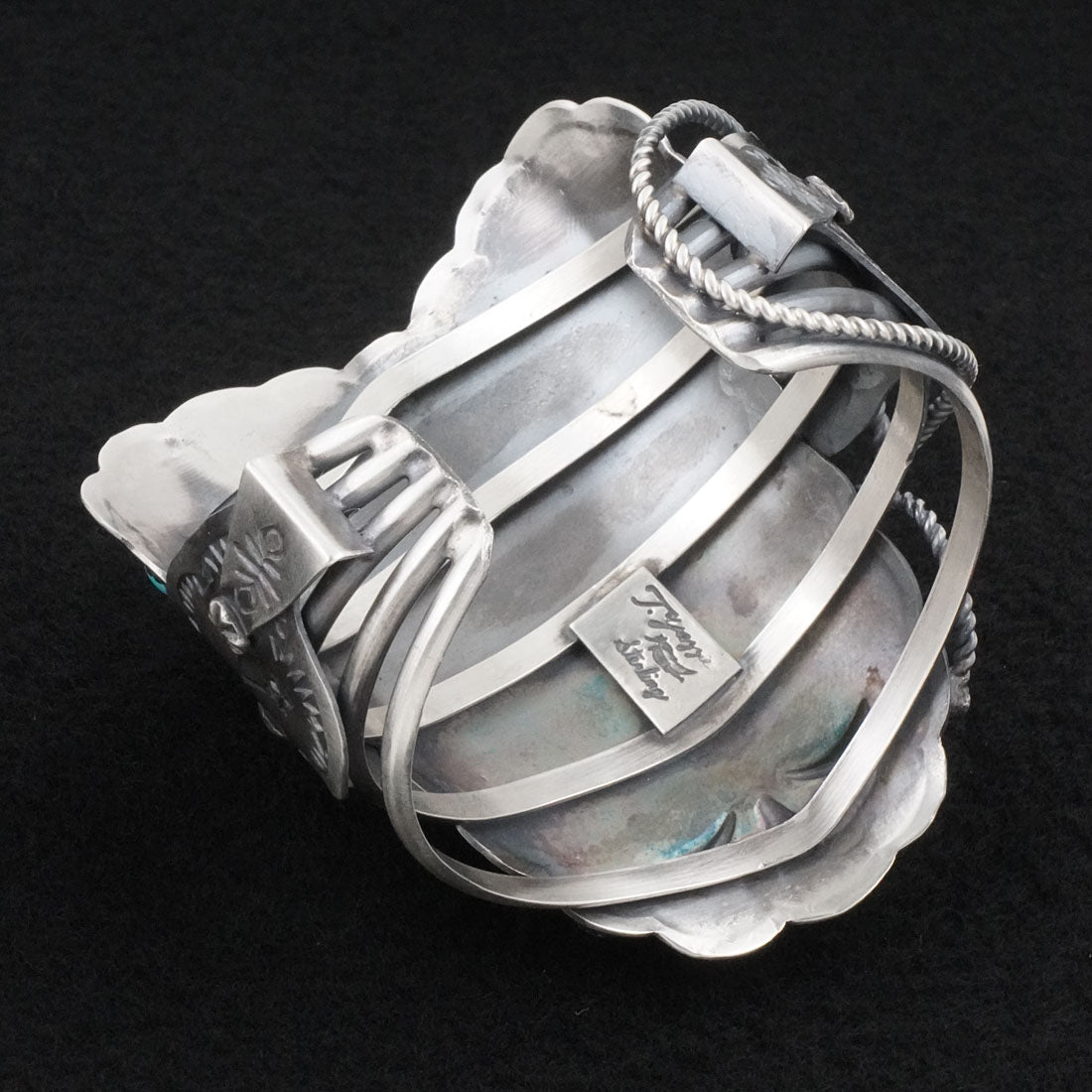 Tim Yazzie Turquoise & Sterling Silver Bracelet – RCRM Jewelry, LLC