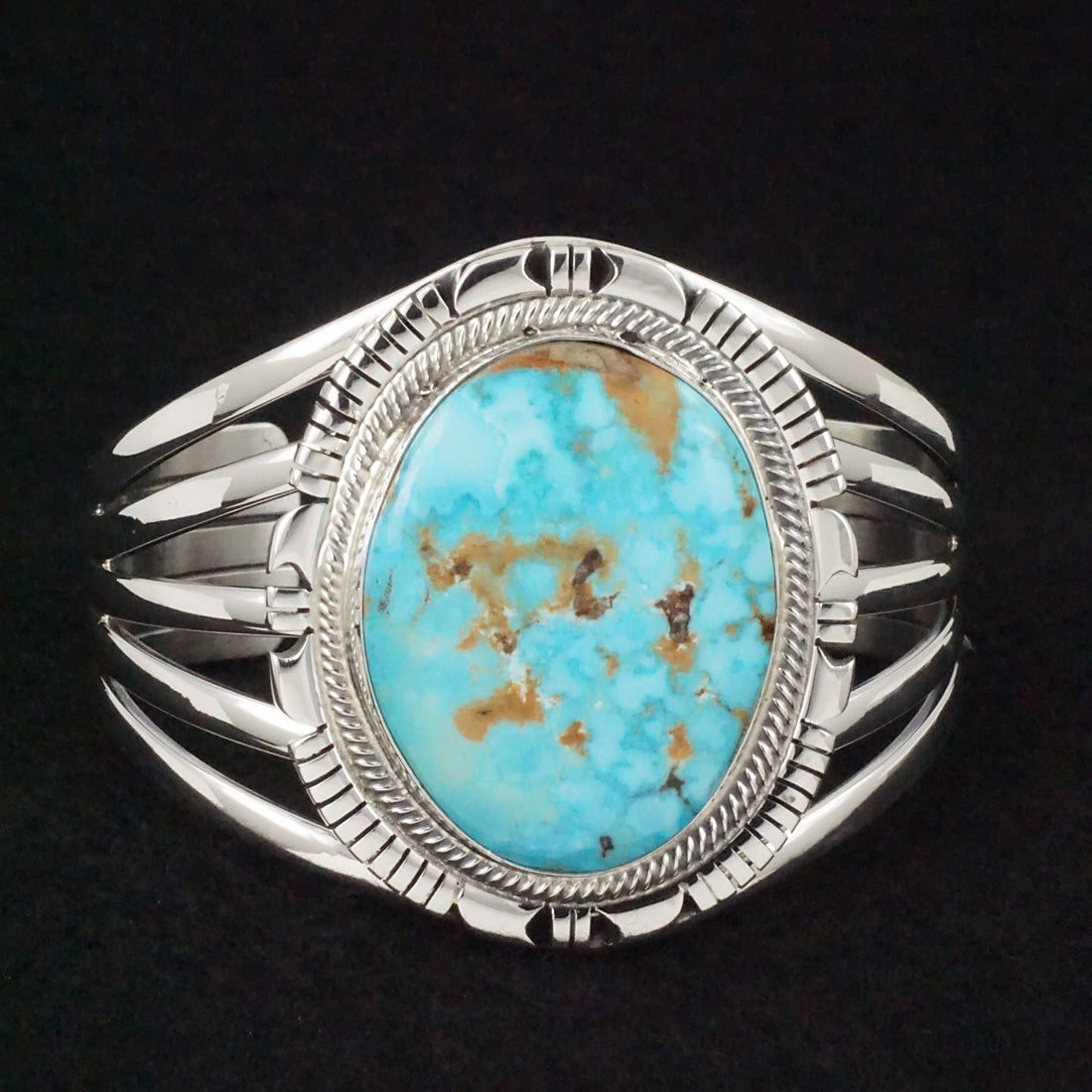 Thomas Francisco Turquoise & Sterling Silver Bracelet – RCRM Jewelry, LLC