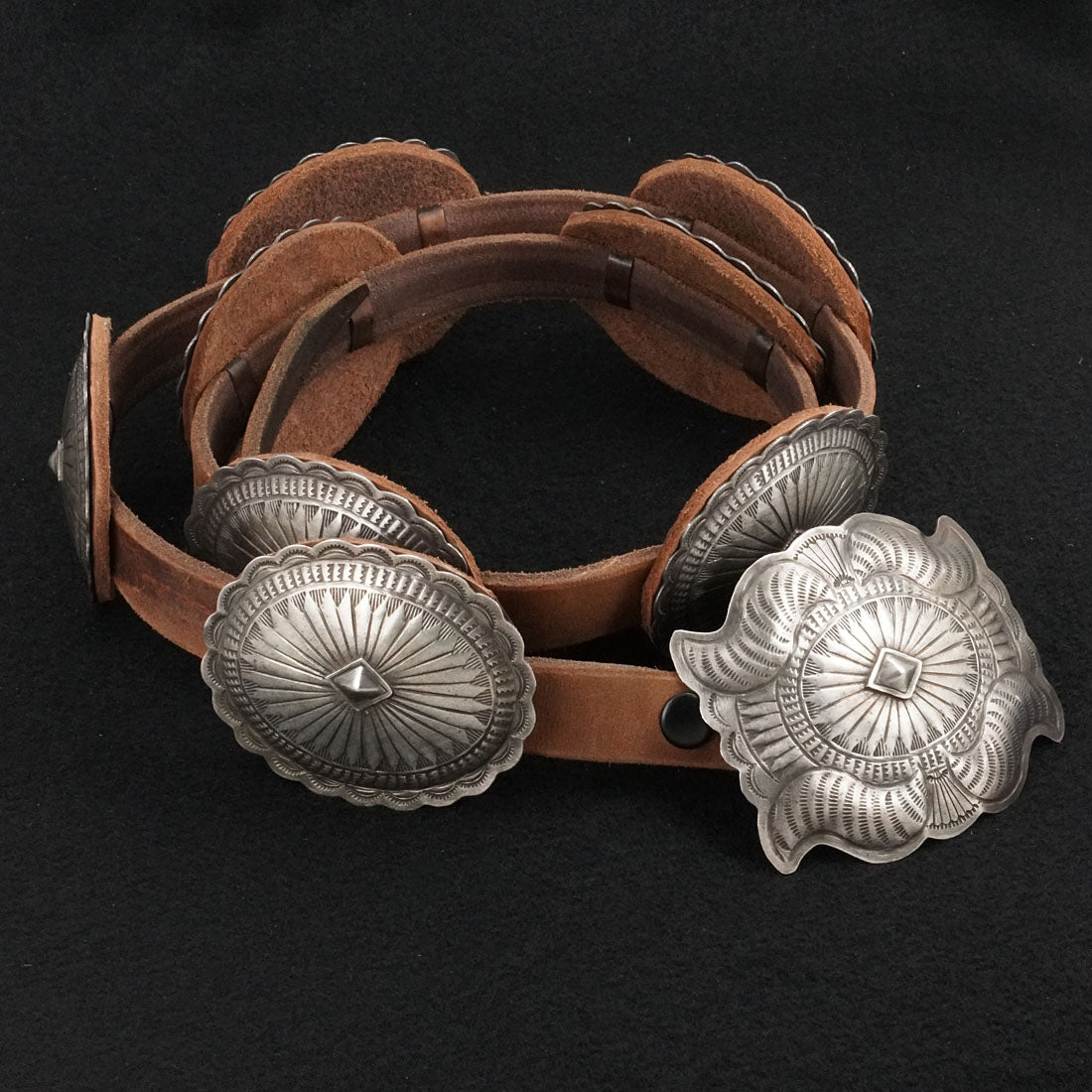 Dan Morgan Sterling Silver Concho Belt – RCRM Jewelry, LLC