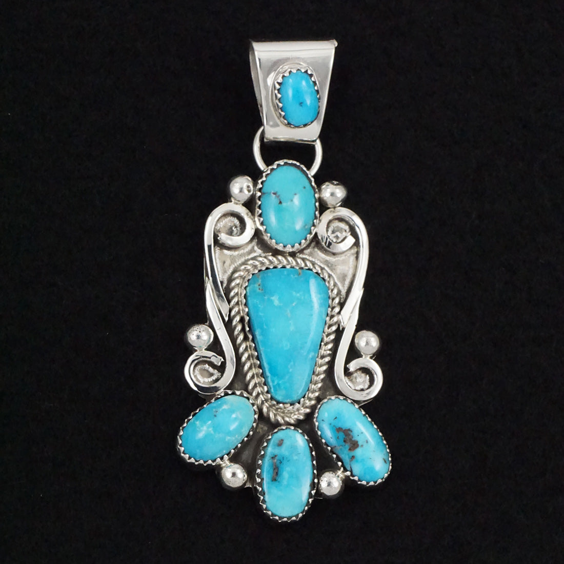 Eunise Wilson Turquoise & Sterling Silver Pendant – RCRM Jewelry, LLC